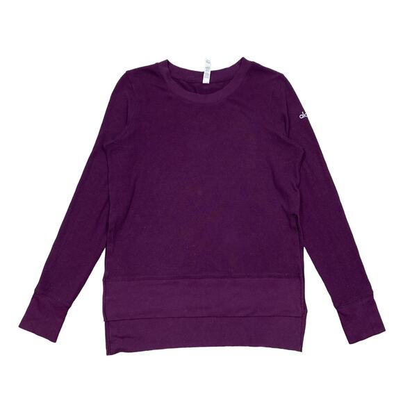 ALO Yoga | Sweaters | Alo Yoga Glimpse Side Slit Long Sleeve Sweater ...